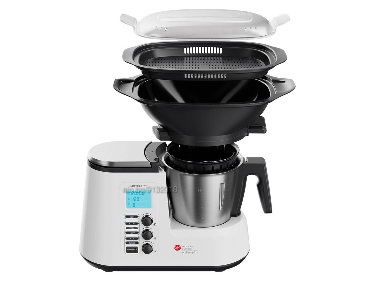 Мултифункционален кухненски робот Silvercrest Monsieur Cuisine Edition ...