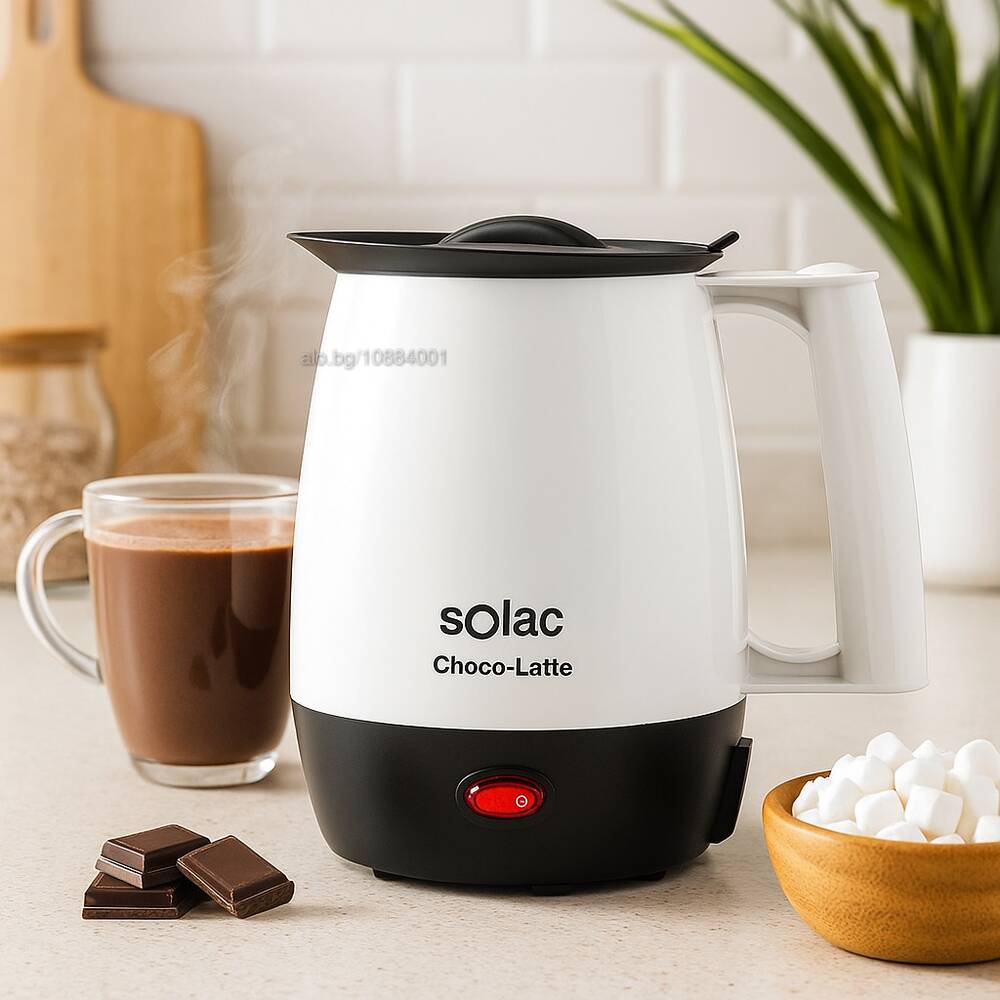 Уред за затопляне на мляко и правене на горещ шоколад Solac Choco-Latte ...