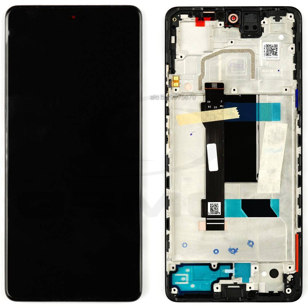 Дисплей с рамка за Xiaomi Redmi Note 12 Pro 5G, Poco X5 Pro 5G, тъч ...