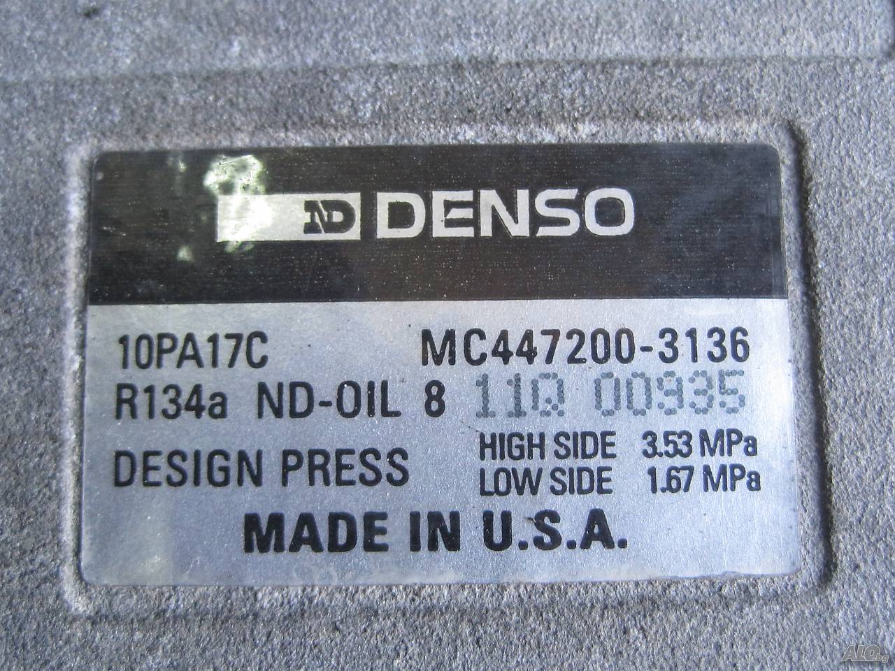Климатичен компресор Denso 10PA17C / 447200-3136 Хонда Акорд Honda ...