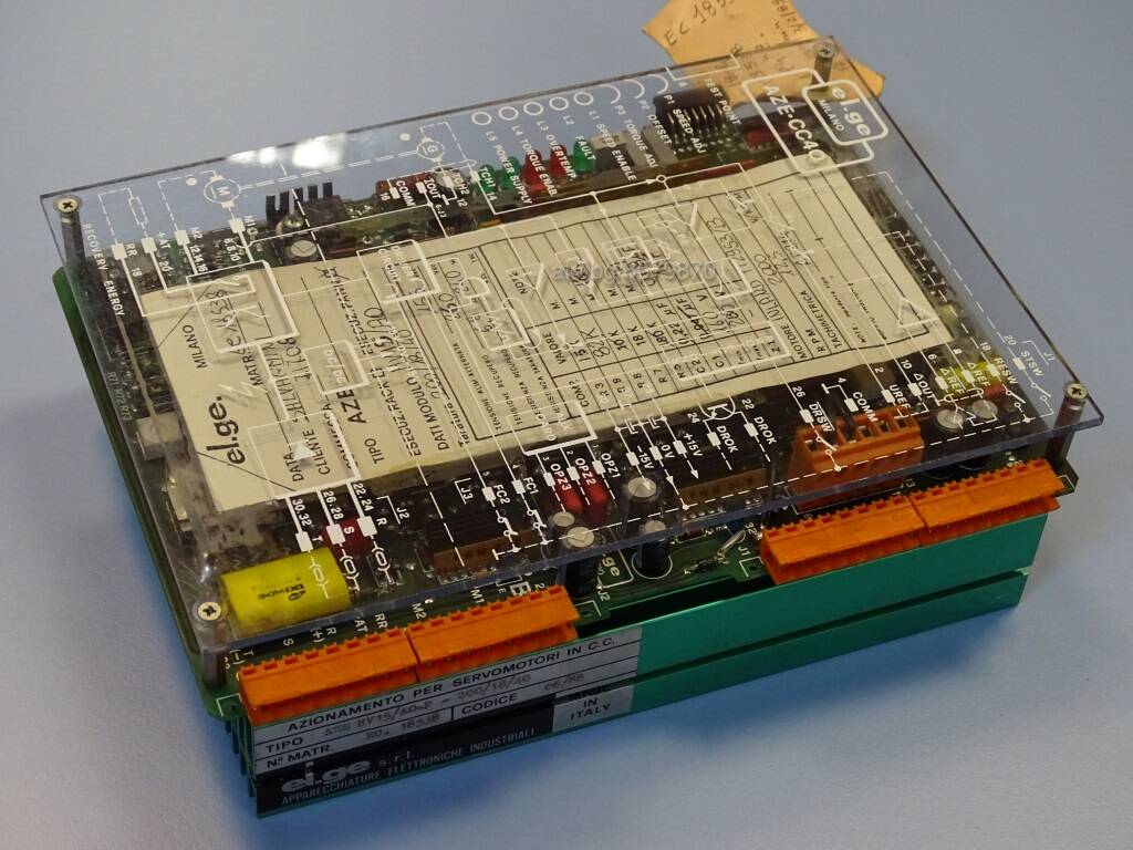 блок управление El Ge Aze Hv 15 Ao P 200 18 40 Servo Drive Controller Резервни части ко