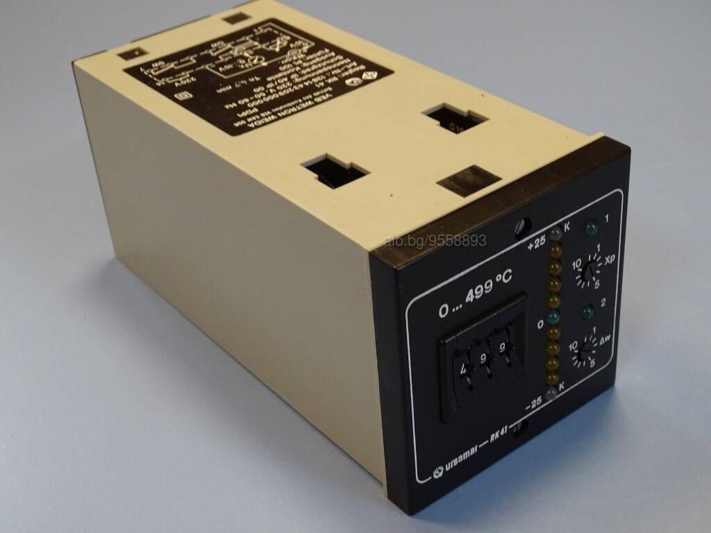 терморегулатор VEB WETRON WEIDA RK41 PDPI 220V 0/499°C | Резервни части ...