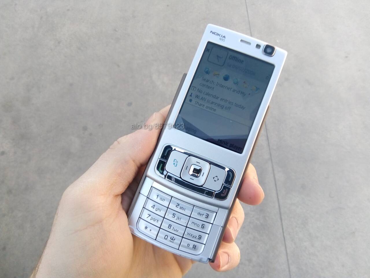 Мобилен телефон нокиа Nokia N95 3G, WIFI, GPS, Bluetooth, 5 pmx, 2.6 ...