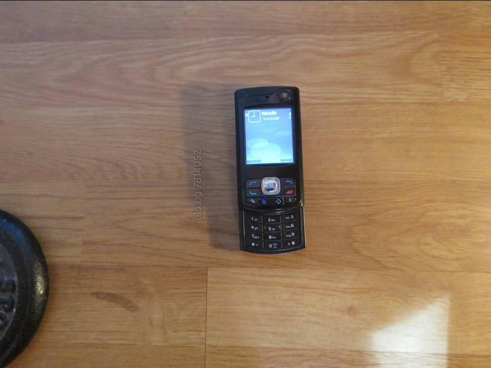 плъзгащ телефон, телефон слайд с копчета NOKIA N80, НОКИА N80 - 2006г ...