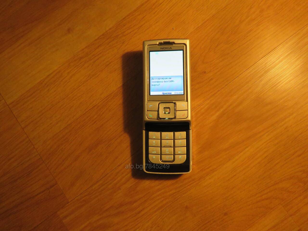 плъзгащ телефон, телефон слайд с копчета NOKIA 6270, НОКИА 6270 - 2005 ...