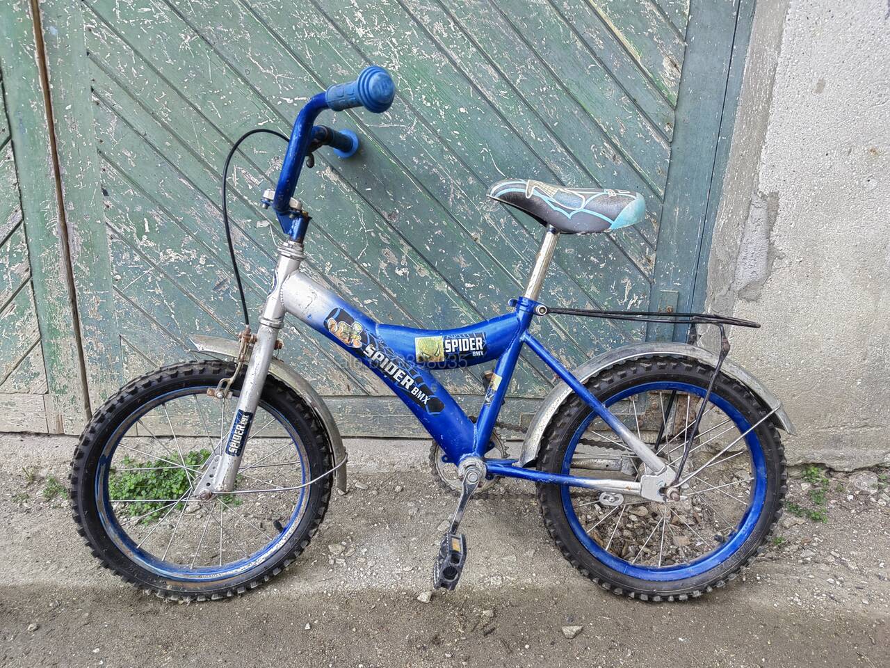 Spider BMX Детски велосипед Стоманена рамка 16 ” 100 см Spider BMX ...