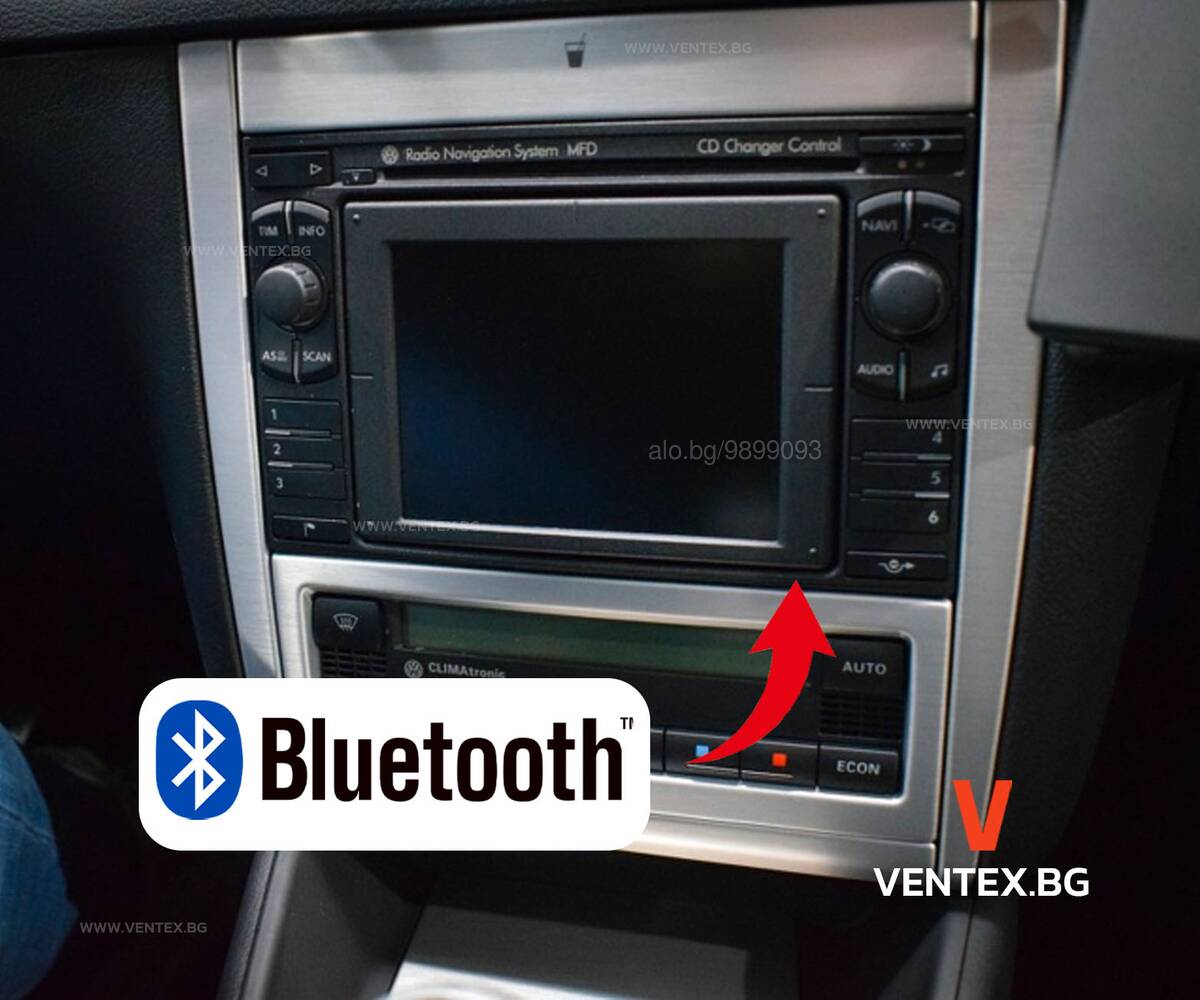Bluetooth адаптер за Vw с навигация Mfd за слушане на музика Друга